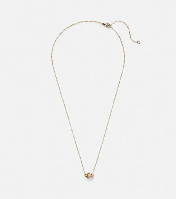 STONE AND STRAND 14kt Yellow Diamond Necklace - Gold
