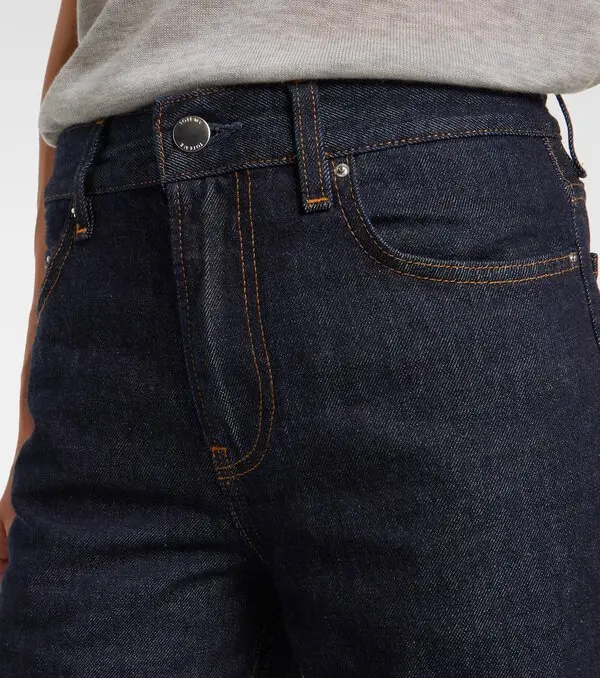 TOTEME Low-rise Straight Jeans - Blue