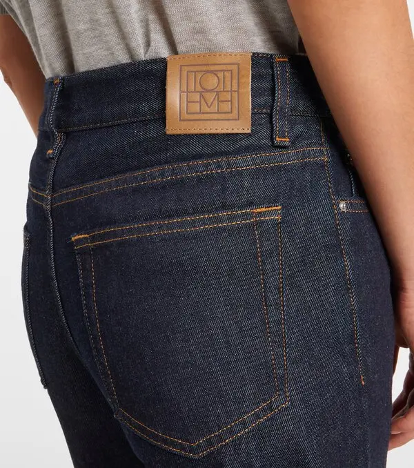 TOTEME Low-rise Straight Jeans - Blue