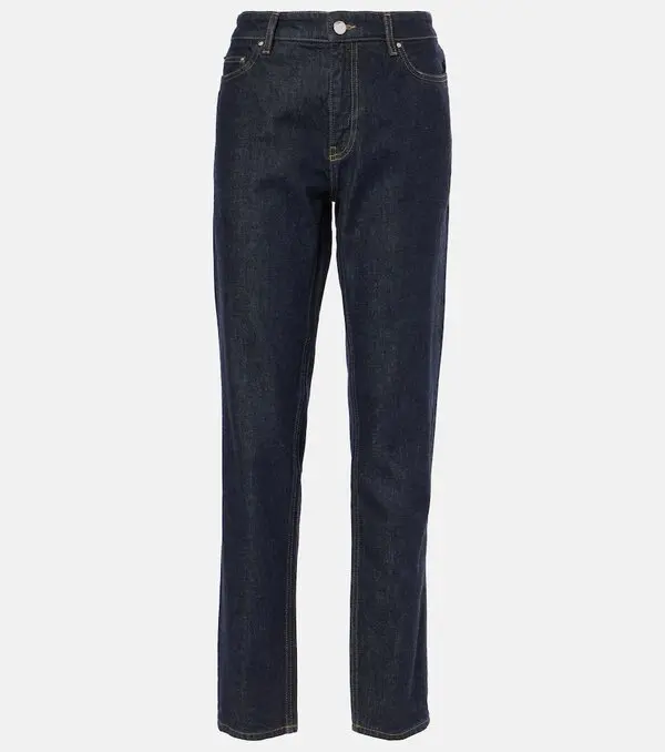 TOTEME Low-rise Straight Jeans - Blue