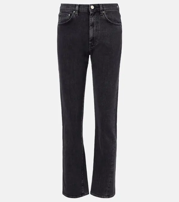 TOTEME Low-rise Straight Jeans - Grey