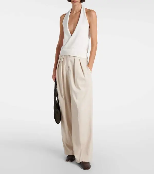 AYA MUSE High-rise Wide-leg Trousers