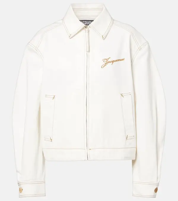 Jacquemus De Nîmes Denim Jacket - White