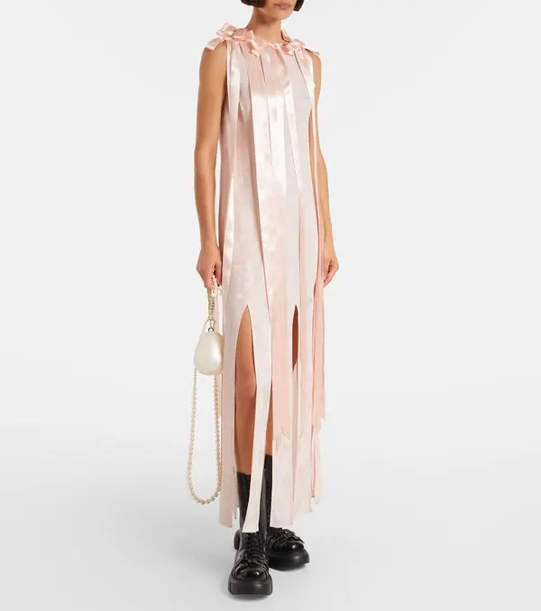 Simone Rocha Leather Platform Combat Boots