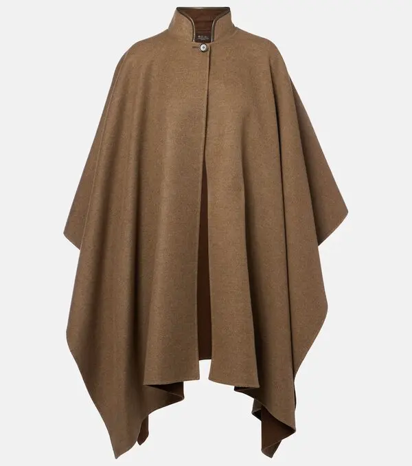 Loro Piana Spagna Cashmere Cape - Brown