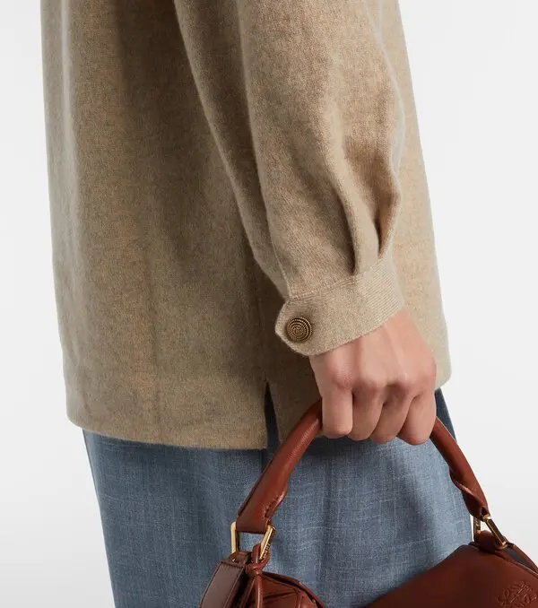 Loro Piana Cashmere Polo Sweater - Beige