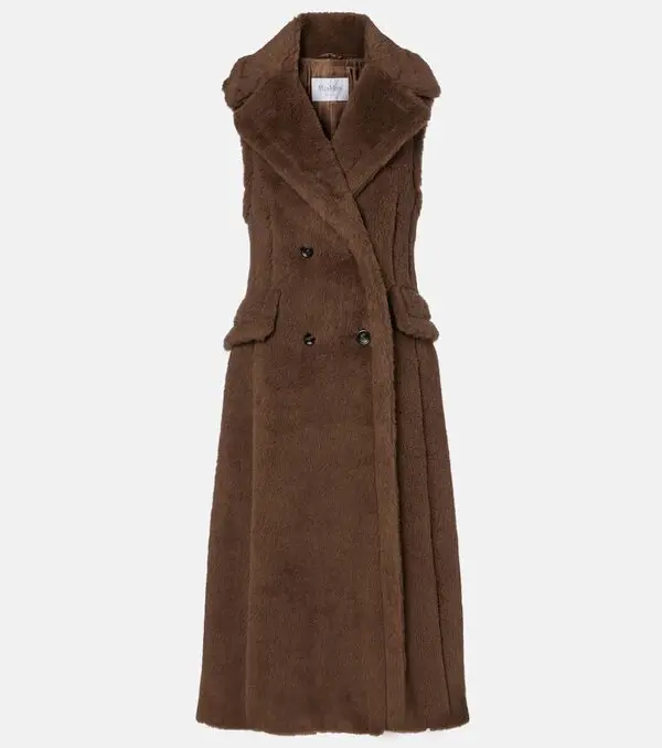 Max Mara Alpaca, Wool, And Silk Teddy Coat