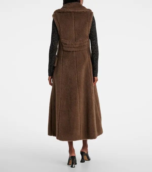 Max Mara Alpaca, Wool, And Silk Teddy Coat