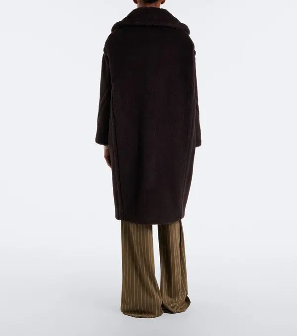 Max Mara Alpaca, Wool, And Silk Teddy Coat - Brown