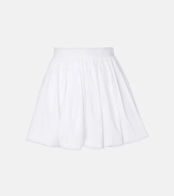 Patou Cotton Poplin Miniskirt