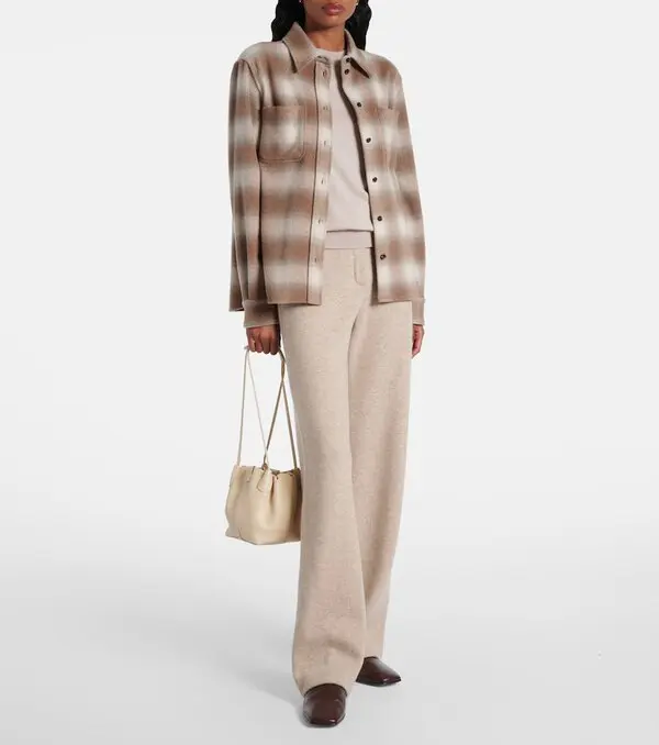 Loro Piana Cashmere-blend Straight Pants