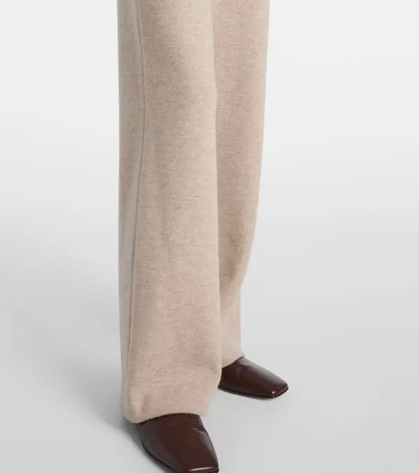 Loro Piana Cashmere-blend Straight Pants