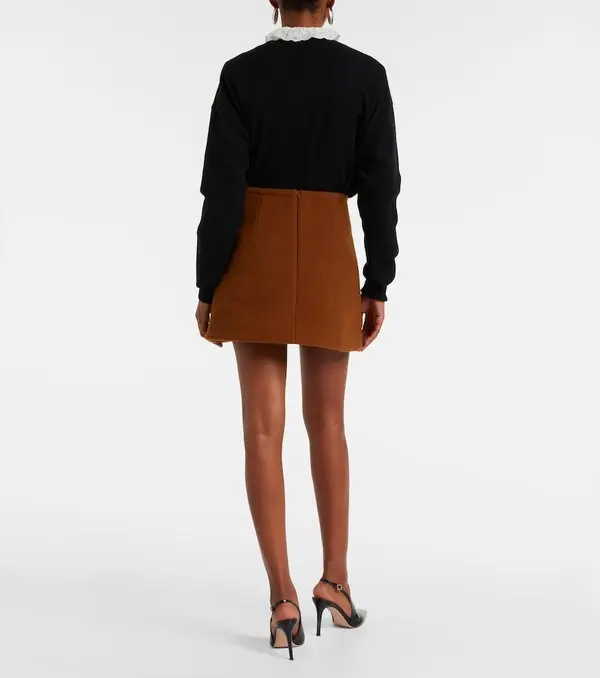 PATOU Wool-blend Miniskirt