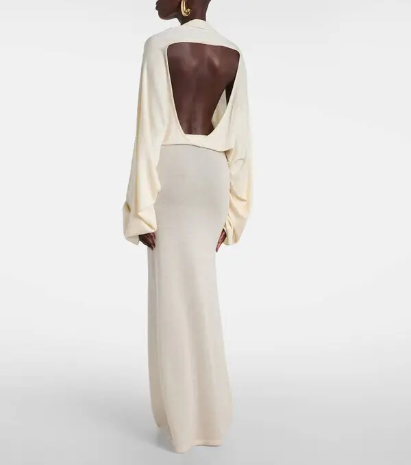 AYA MUSE Open-back Maxi Dress