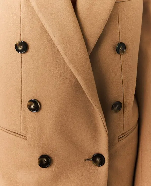 Stella McCartney Mid-length Double-breasted Coat - Toffee