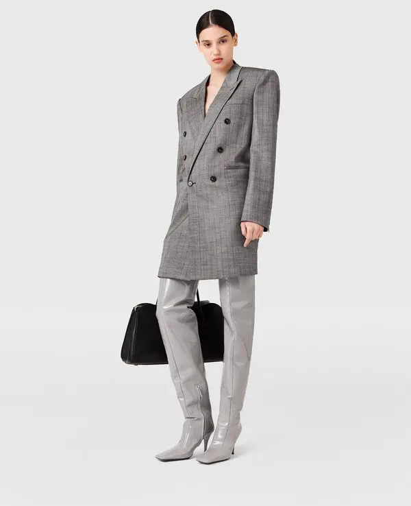 Stella McCartney Double-breasted Pinstripe Blazer Mini Dress