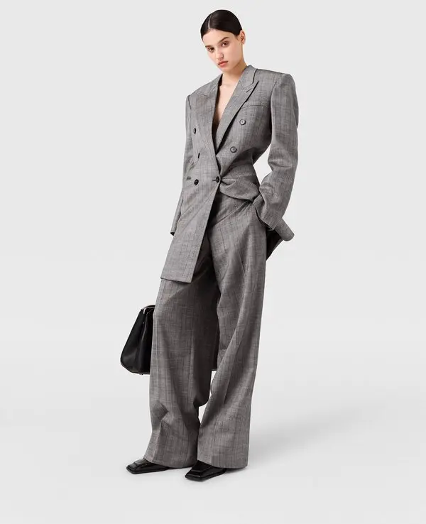 Stella McCartney Double-breasted Pinstripe Blazer Mini Dress