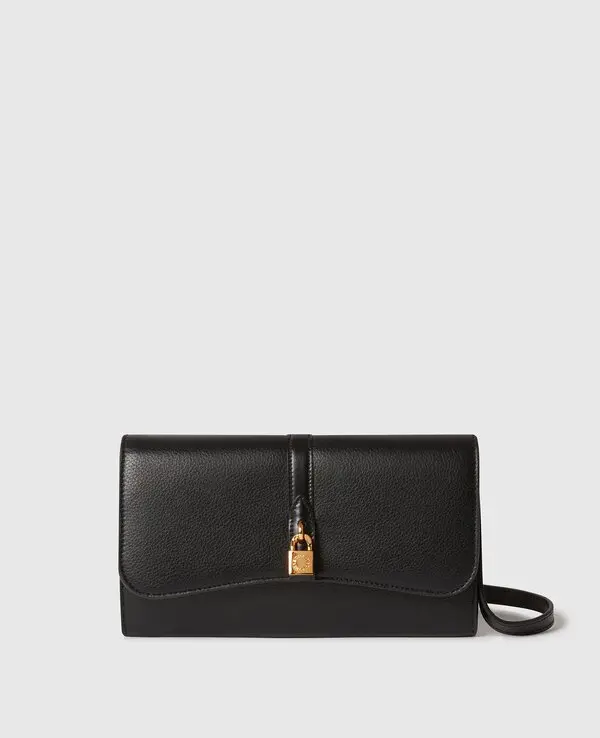 Stella McCartney Ryder Flap Crossbody Bag - Black