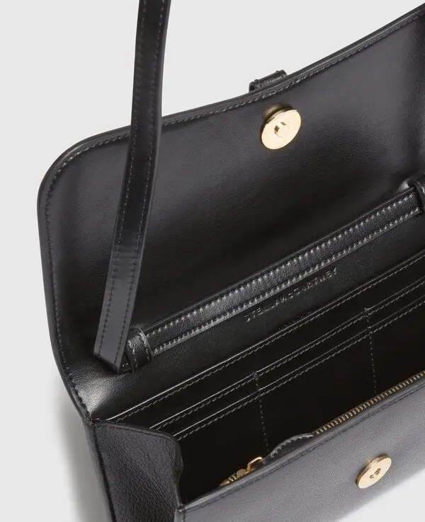 Stella McCartney Ryder Flap Crossbody Bag - Black