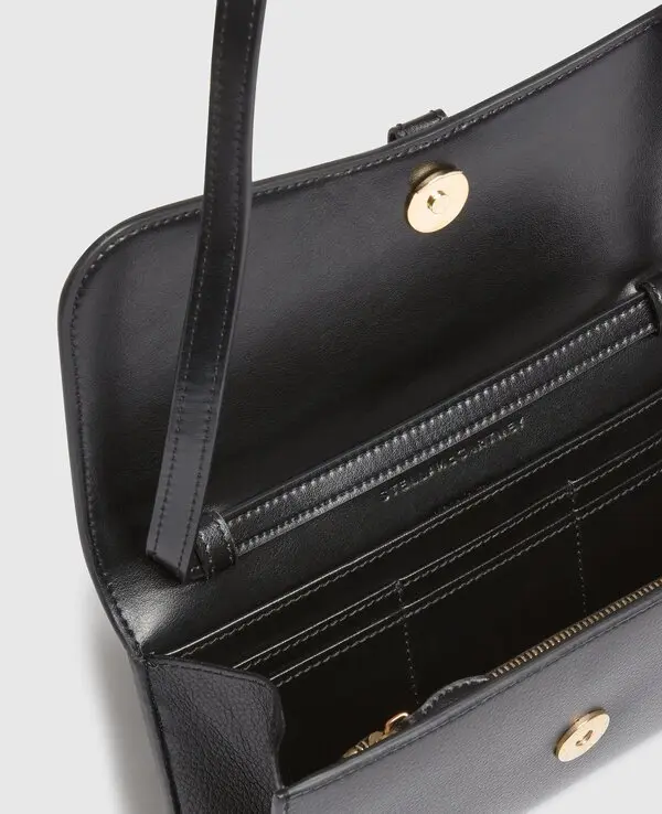Stella McCartney Ryder Flap Crossbody Bag - Black