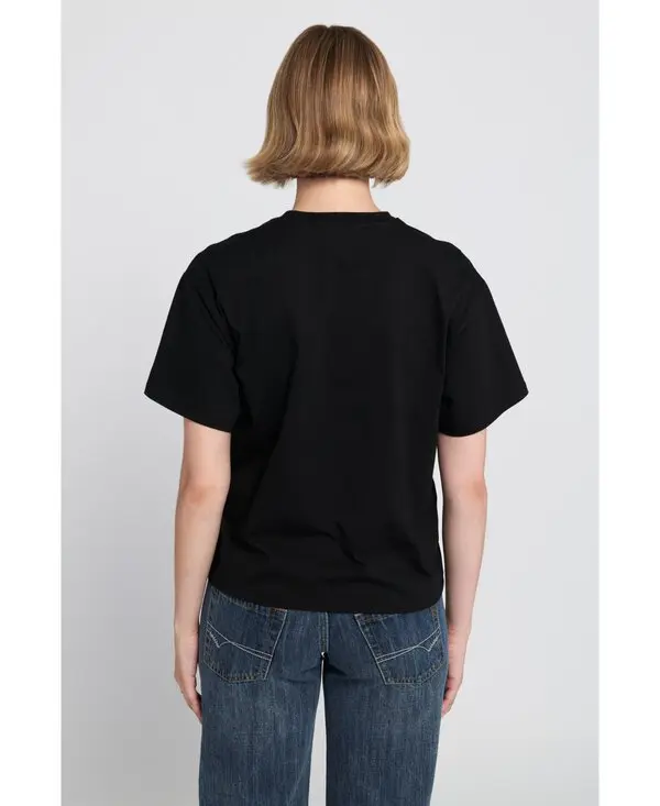 ELLE COLLECTION Logo Foil Printed Tee