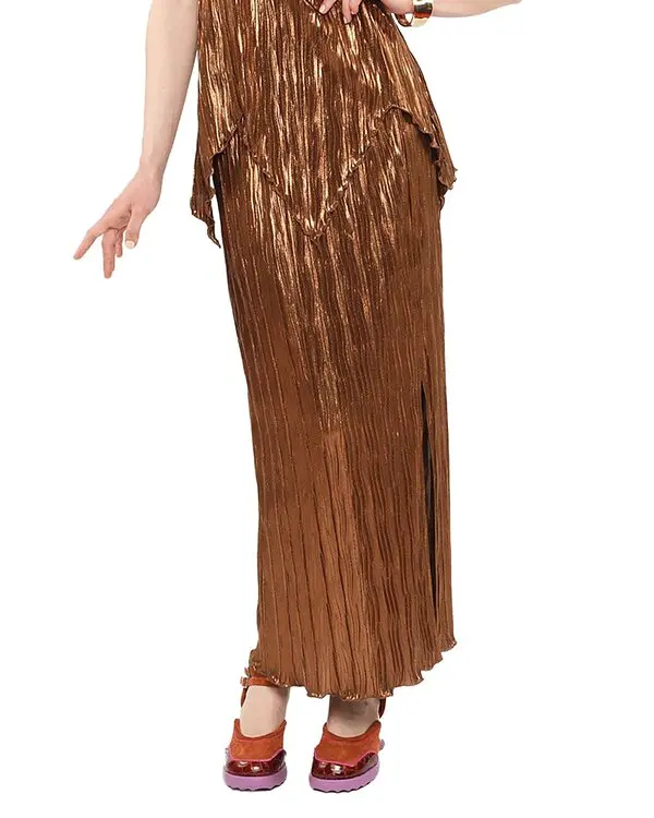 Anna Sui Pleated Skirt