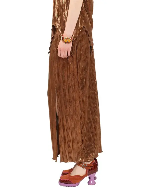 Anna Sui Pleated Skirt