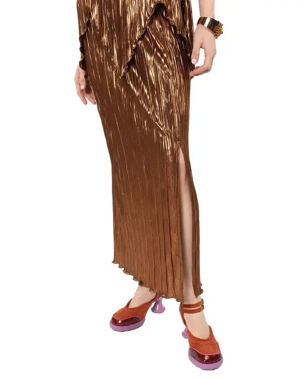 Anna Sui Pleated Skirt