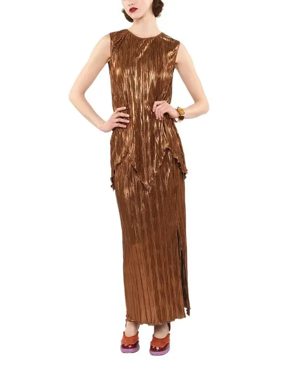 Anna Sui Pleated Skirt