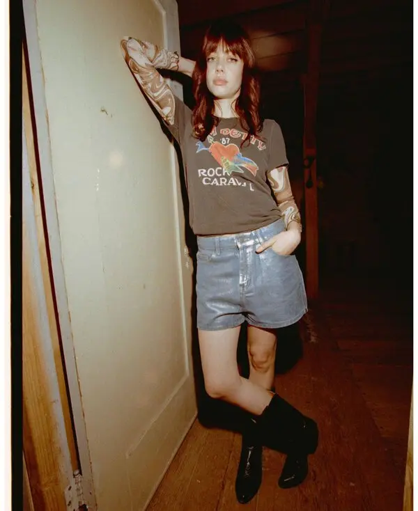 Junk Food Clothing Tom Petty Rock N Roll Caravan Original Tee - Black