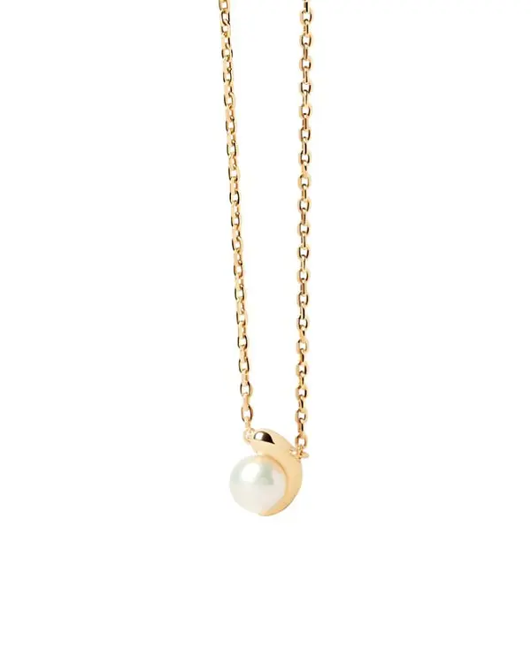 PDPAOLA La Perla Solitary Necklace - White