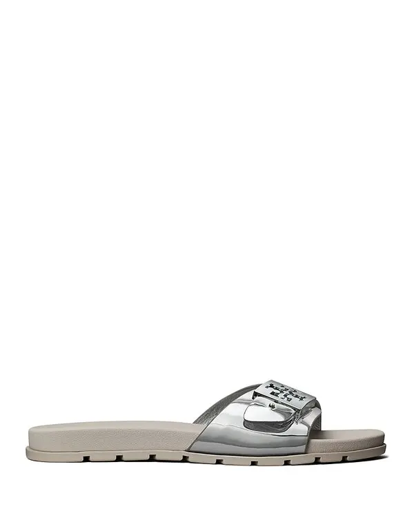 Tory Burch Buckled Slide Sandals