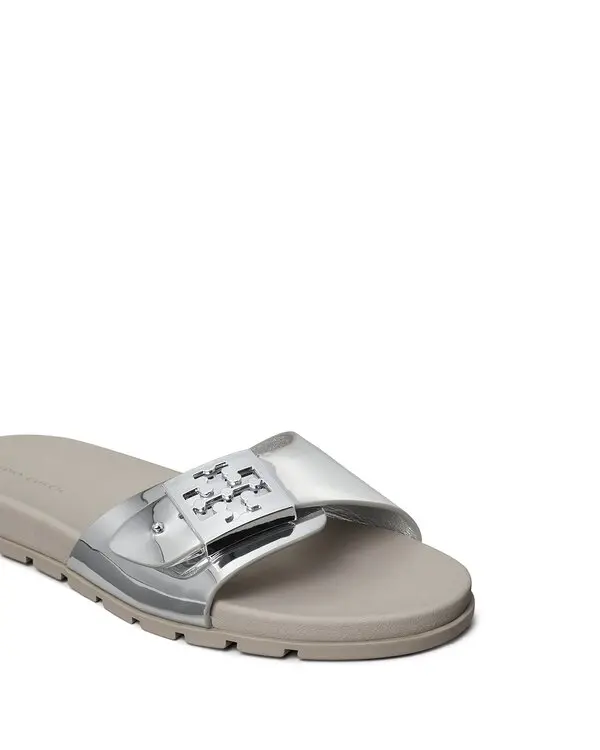 Tory Burch Buckled Slide Sandals