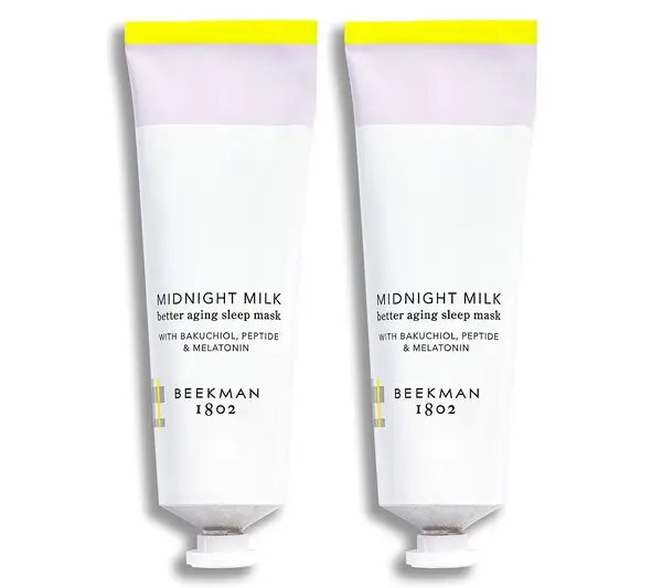 BEEKMAN 1802 Midnight Milk Better Aging Sleep C Ream Duo - One-color
