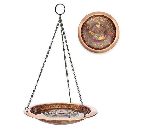 GOOD DIRECTIONS 13' Hanging Fired Copper Bird B Ath - One-color