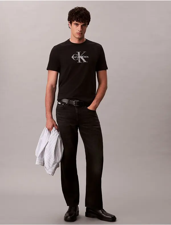 Calvin Klein Monologo Tee - Black