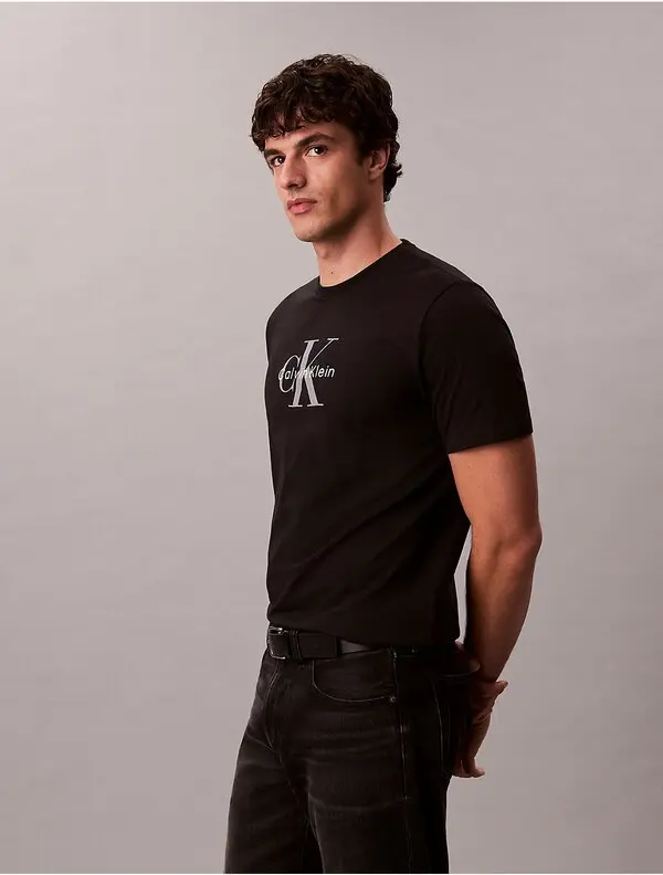 Calvin Klein Monologo Tee - Black