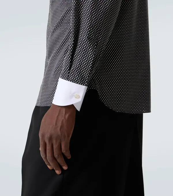 TOM FORD Polka-dot Cotton Poplin Shirt