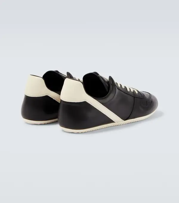 Rick Owens Minimal Leather Sneakers