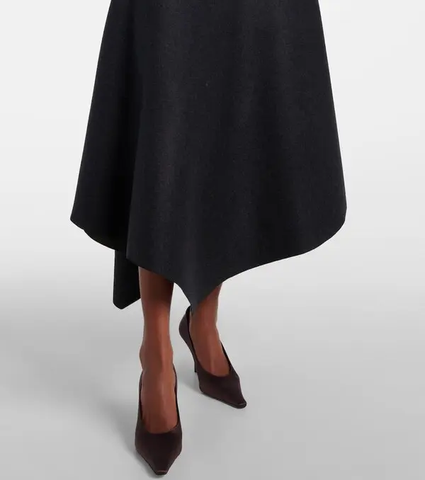 Victoria Beckham Asymmetric Midi Dress