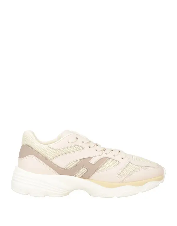 Hogan Leather And Textile Low-top Sneakers - Light Pink
