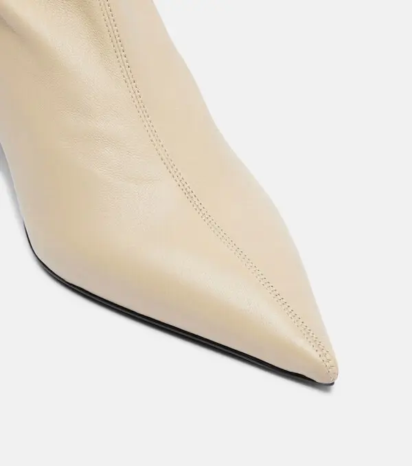 TOTEME Leather Ankle Boots