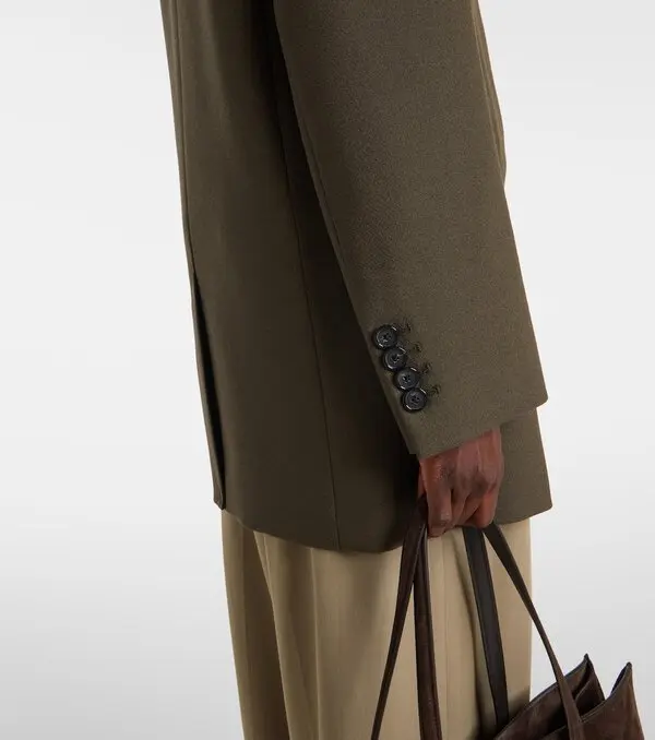 TOTEME Double-breasted Wool-blend Blazer