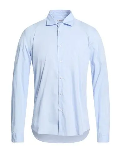 MANUEL RITZ Shirt Sky Size Cotton, Elastane - Blue