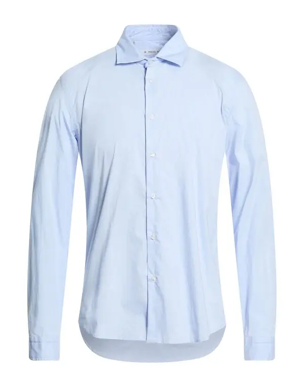MANUEL RITZ Shirt Sky Size Cotton, Elastane - Blue