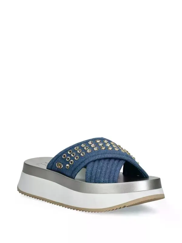 Liu Jo Stud-embellished Slides