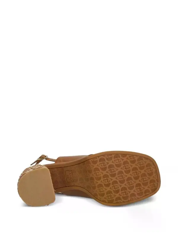 Liu Jo 85mm Perforated-logo Sandals