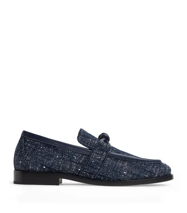 Bottega Veneta Denim Astaire Loafers - Grey
