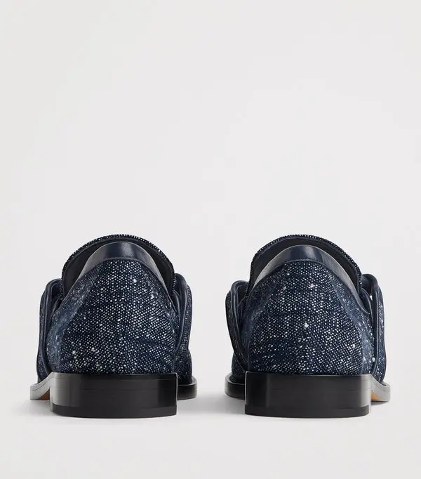 Bottega Veneta Denim Astaire Loafers - Grey