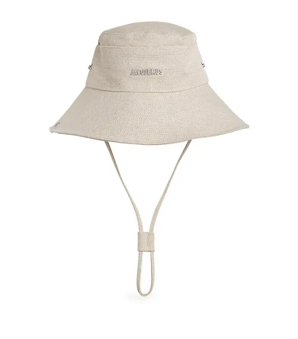 Jacquemus Denim Bucket Hat - White